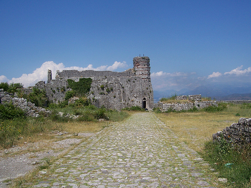 Rozafa Castle - medieval citadel - Albania